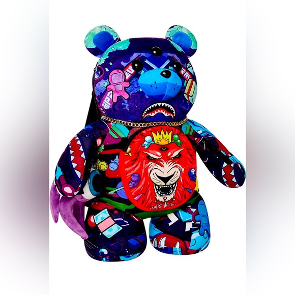 Sprayground | Accessories | Sprayground Astro Psycho Bear Backpack B549 ...